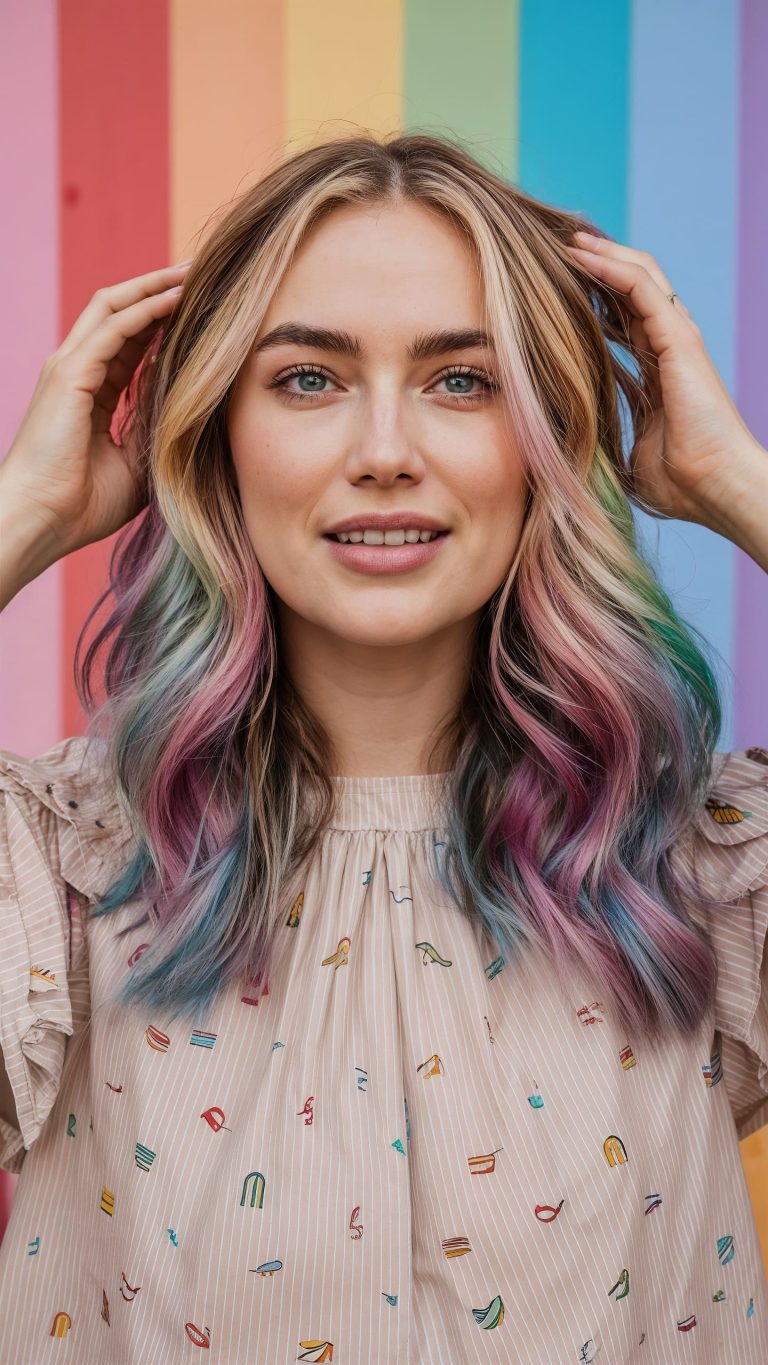 41 Fun Summer Hair Color Peekaboo Ideas to Try Right Now