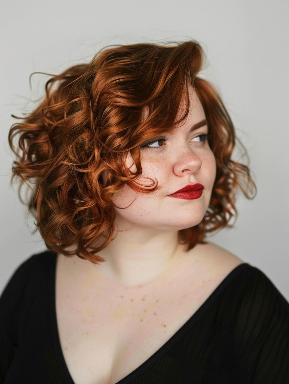 40 Stunning Medium-Length Haircuts for Round Faces You Need to Try