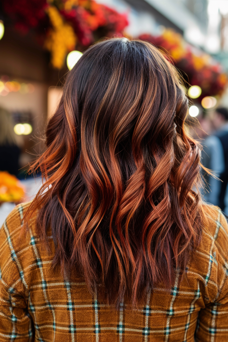 27 Captivating Fall Balayage Ideas for Brunettes