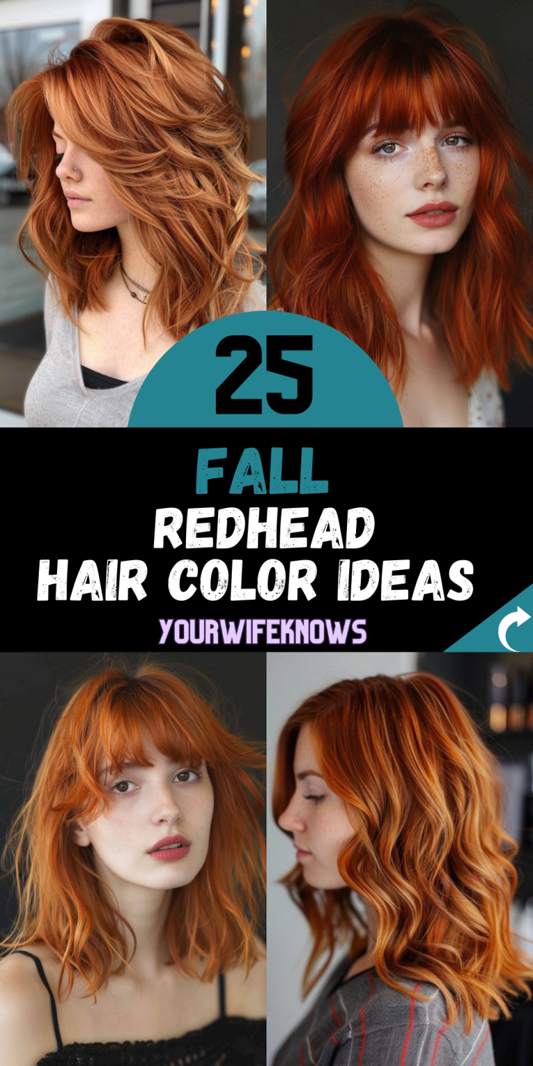 25 Alluring Fall Hair Color Ideas for Redheads