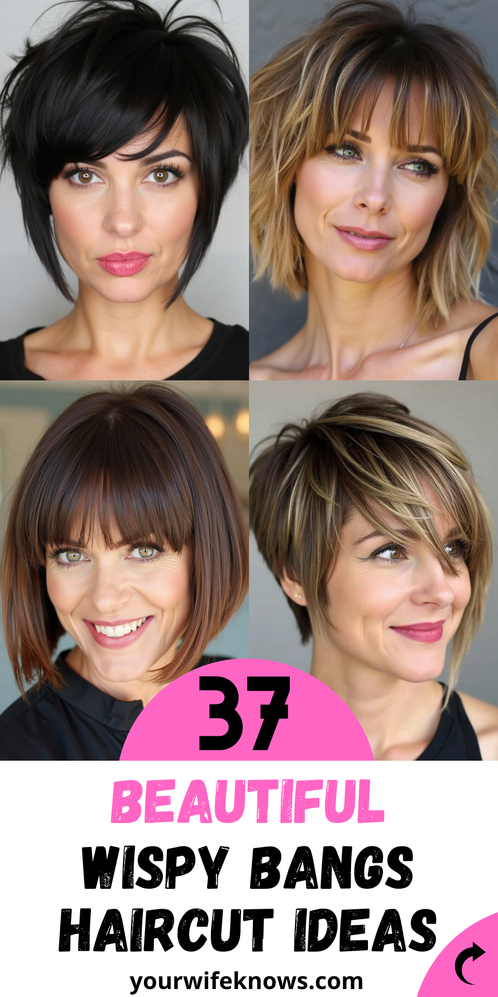 37 Wispy Bangs Haircut Ideas for 2024