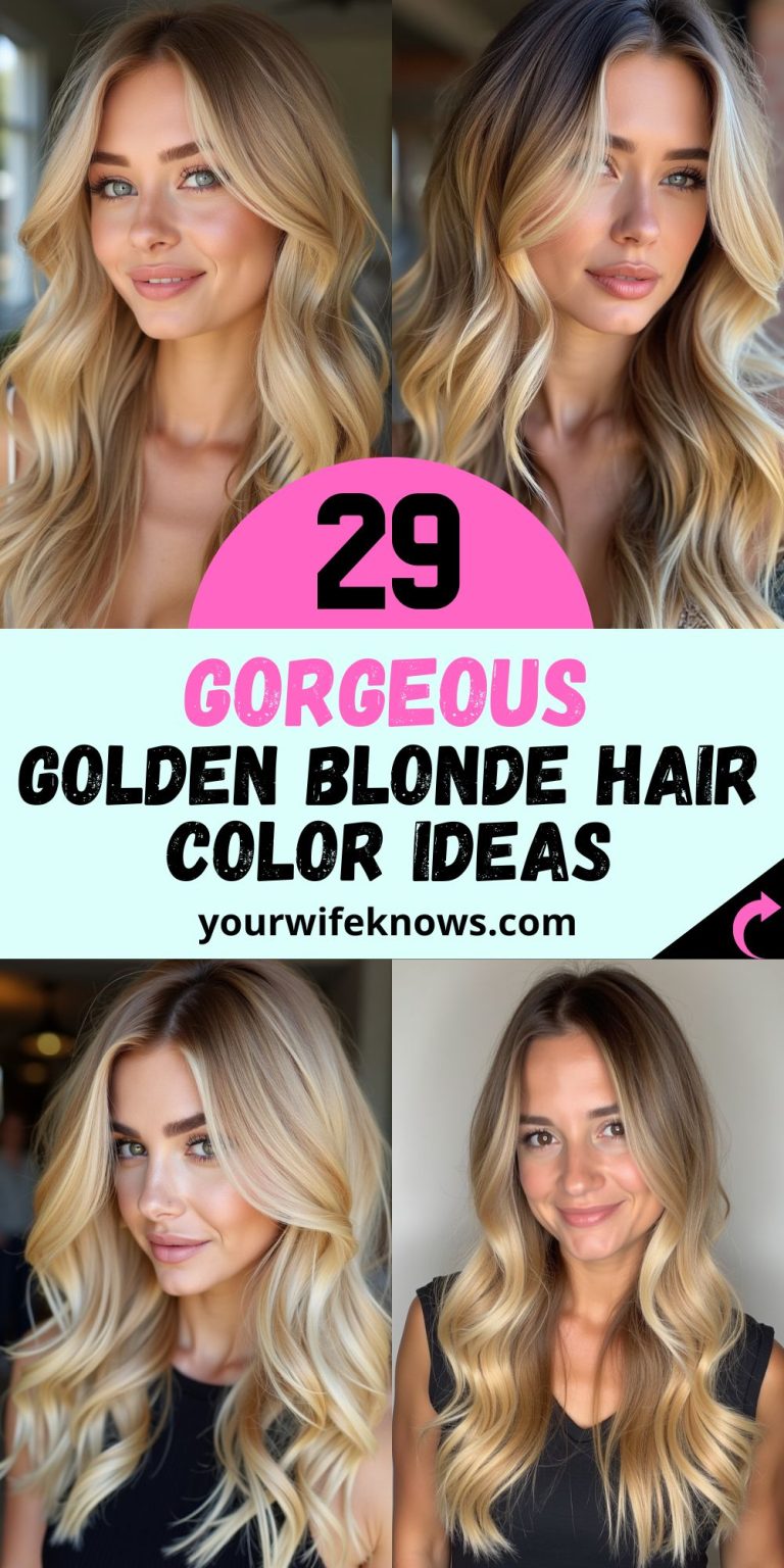 29 Golden Blonde Hair Color Ideas