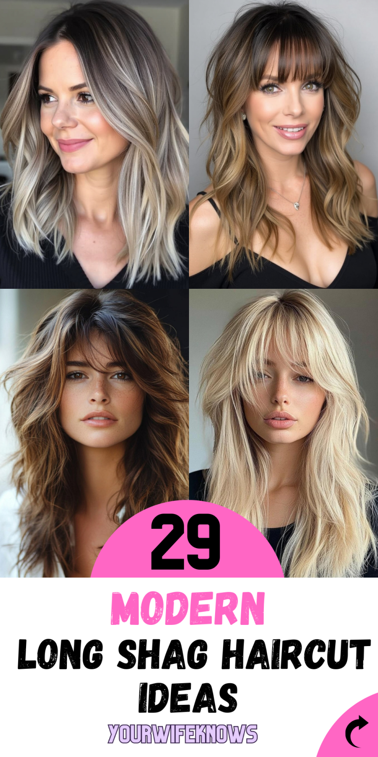 29 Stunning Shag Haircut Ideas for Long Hair: Trendy Layers, Colors ...