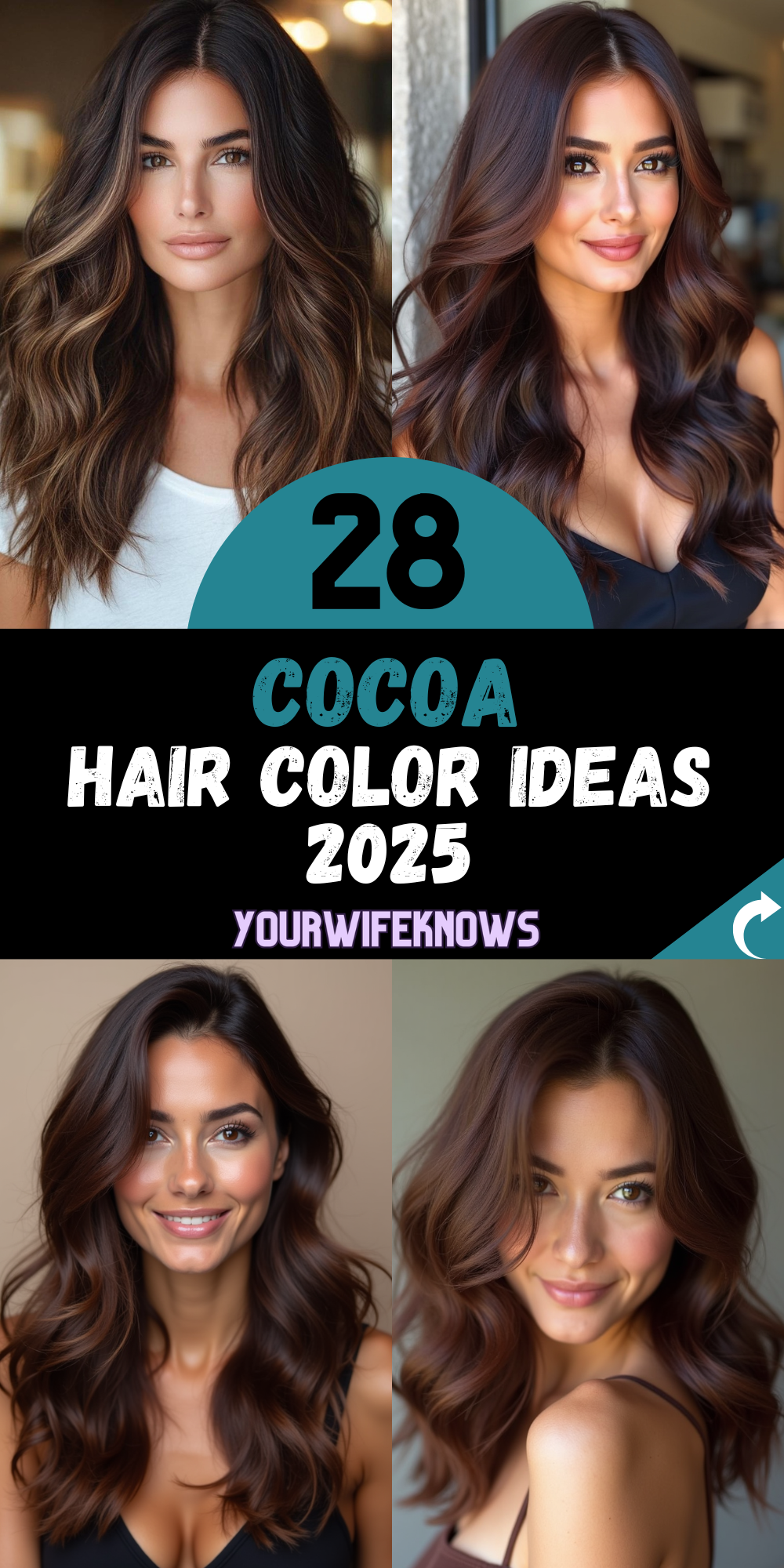 28 Captivating Cocoa Hair Color Ideas for a Stunning Transformation