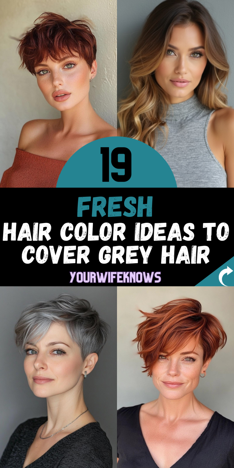 19 Fresh Hair Color Ideas to Cover Grey Hair in 2024