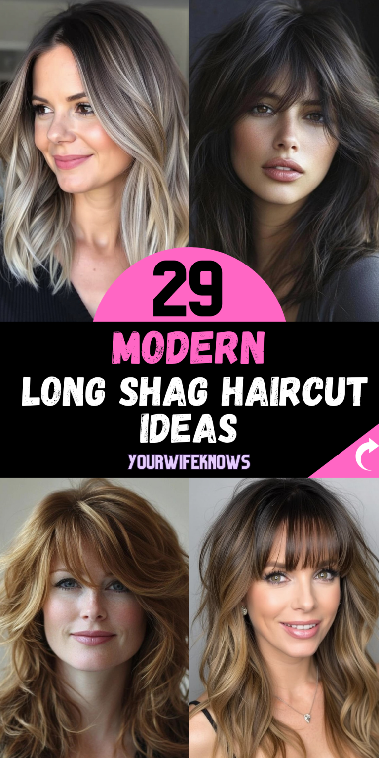 29 Stunning Shag Haircut Ideas for Long Hair: Trendy Layers, Colors ...