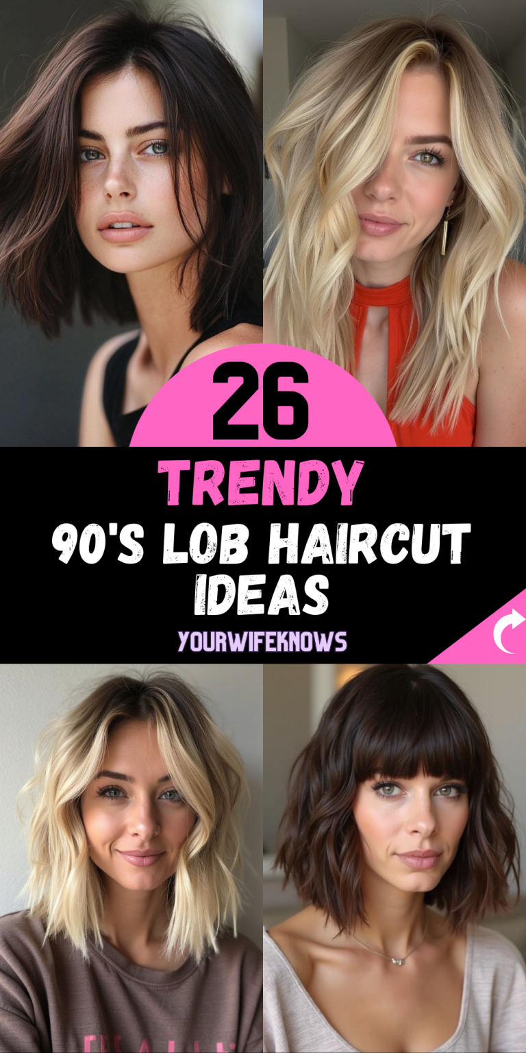 26 Trendy 90s Lob Haircut Ideas You’ll Love in 2024