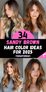 34 Sandy Brown Hair Ideas for Every Style and Season