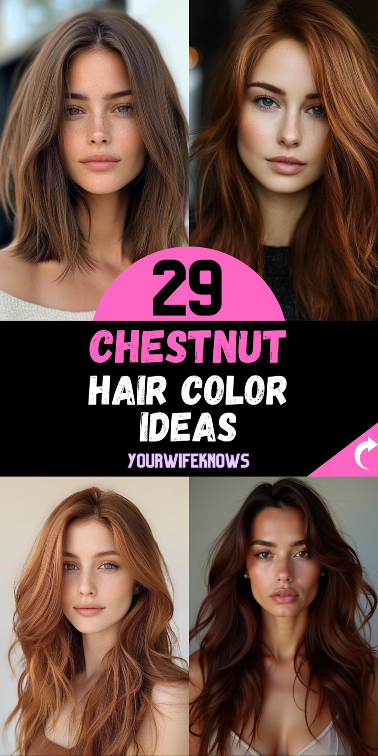 29 Chestnut Hair Color Ideas