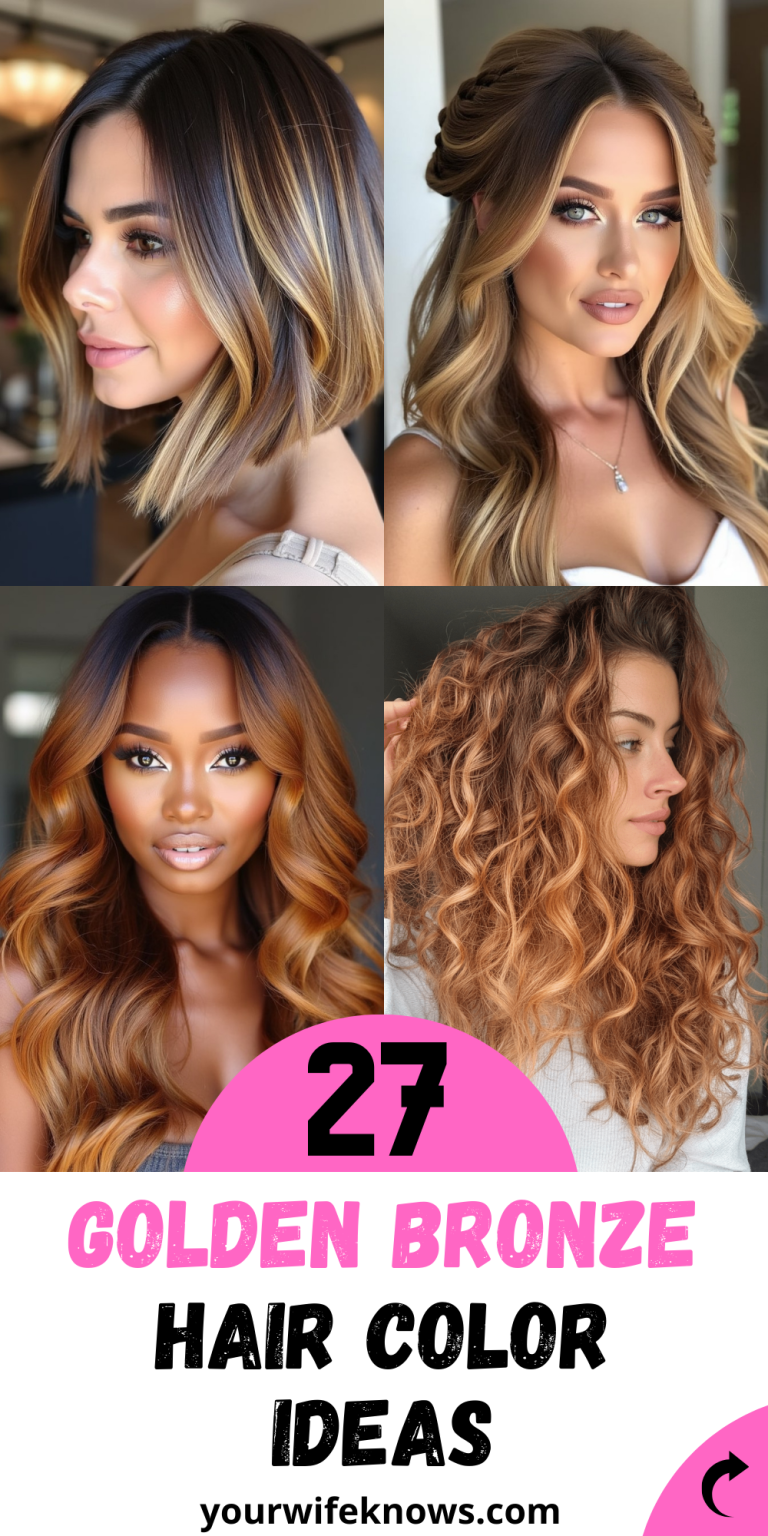 From Subtle to Striking: 27 Ways to Wear Golden Bronze Hair in Style