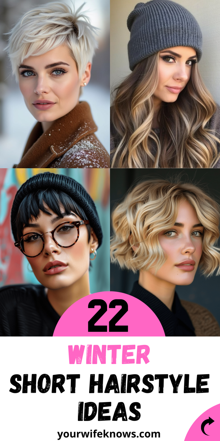 22 Stunning Winter Hairstyle Ideas for Short Hair: Embrace Cozy and ...