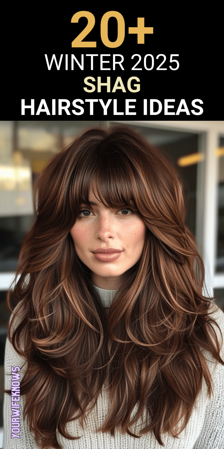 22 Stunning Winter Shag Hairstyles: From Classic Cuts to Colorful Creations