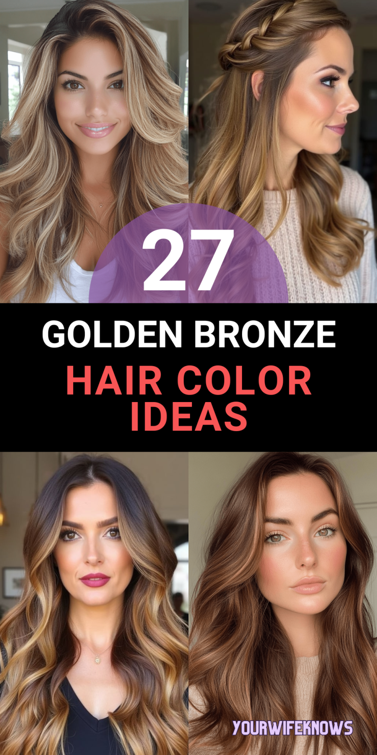 From Subtle to Striking: 27 Ways to Wear Golden Bronze Hair in Style