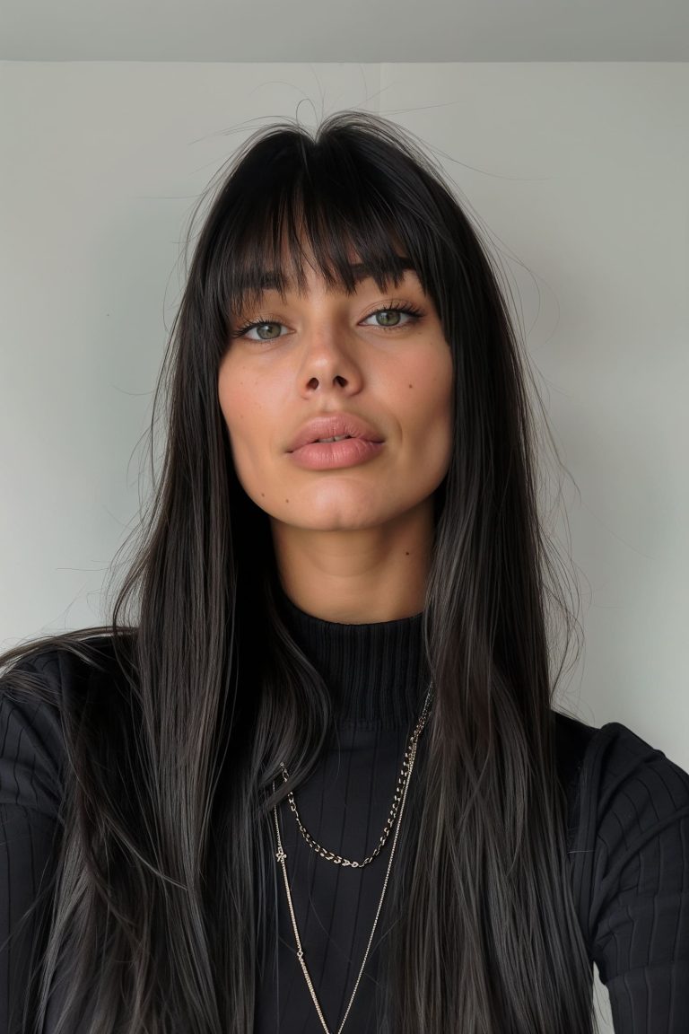 22 Stunning Straight Bangs Hairstyles for Every Length and Occasion