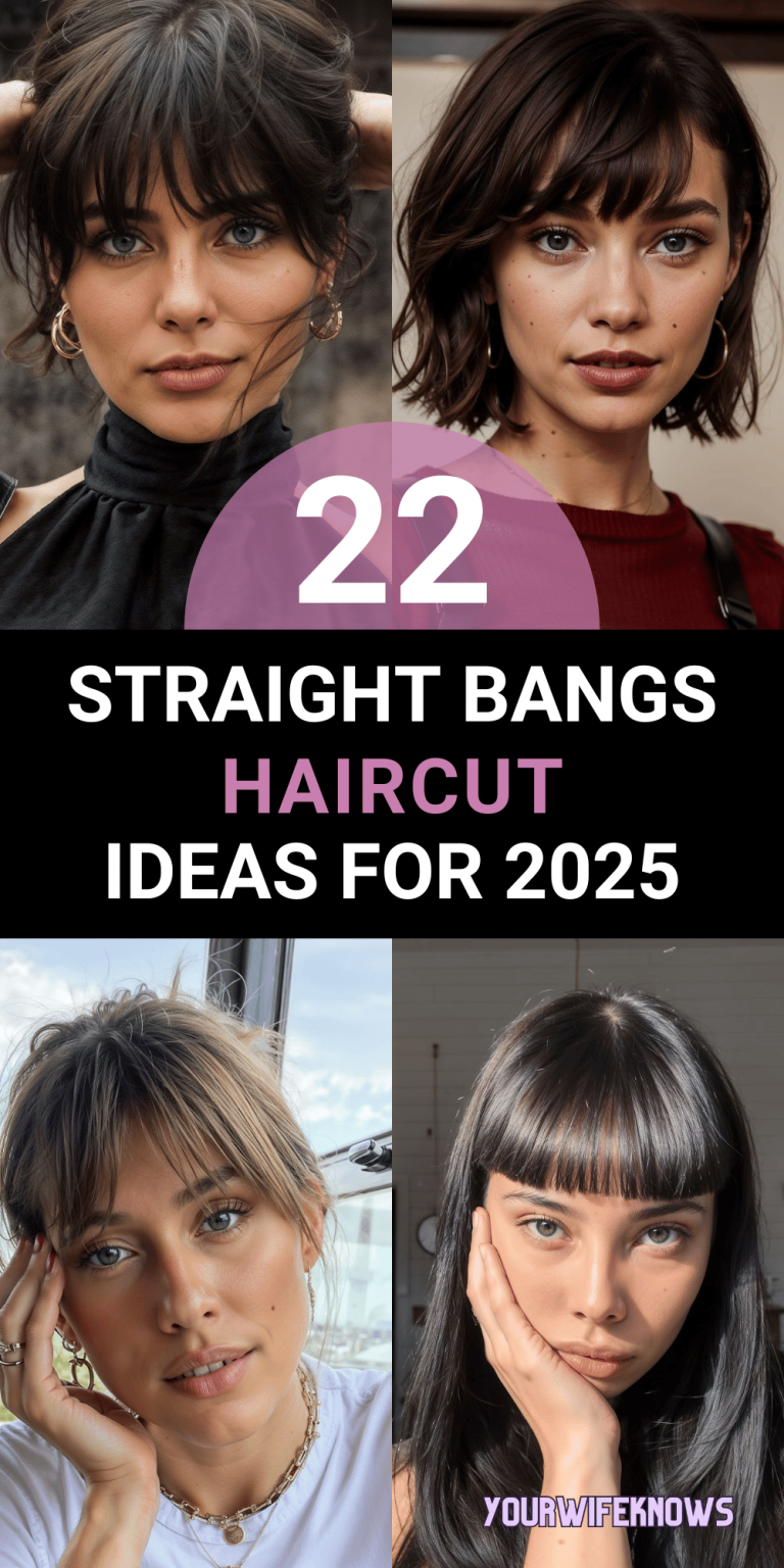 22 Stunning Straight Bangs Hairstyles for Every Length and Occasion