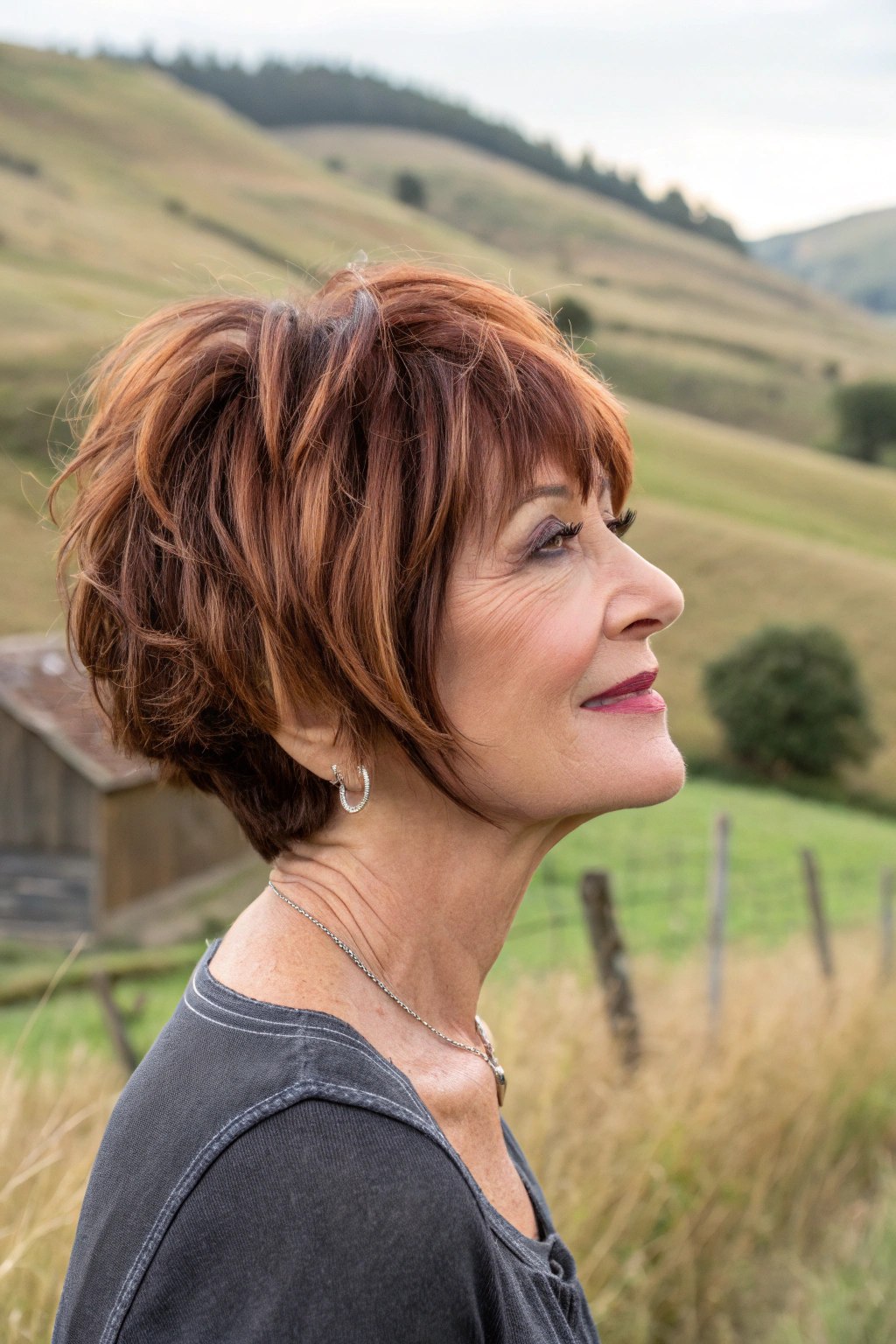 18 Beautiful Haircut Ideas for Women Over 50 with Bangs in 2025