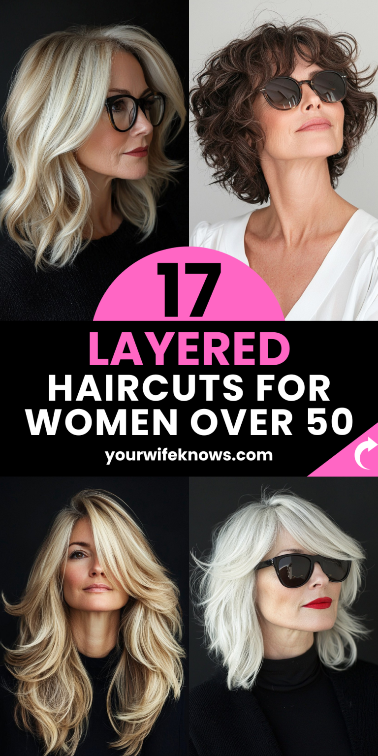 17 Layered Haircuts for Women Over 50: Stylish, Timeless, and Full of Life