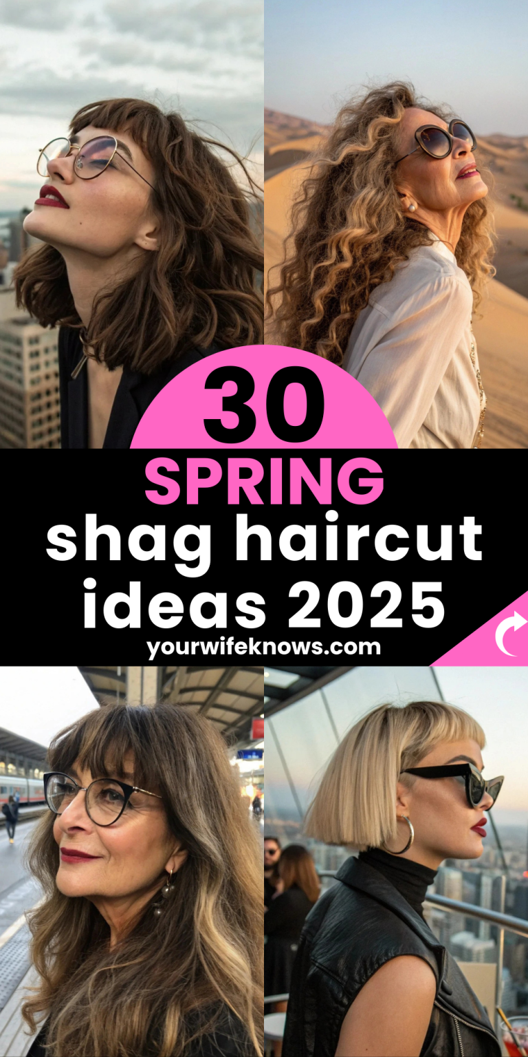30 Impressive Shag Haircut Ideas for Spring 2025